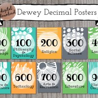 Library Display Sign Bundle for School Library or Classroom Library ...