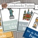 World Landmarks Printable Posters | Classroom Decor | Geography Posters ...