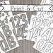Printable Letters and Numbers for Bulletin Boards Print and - Etsy