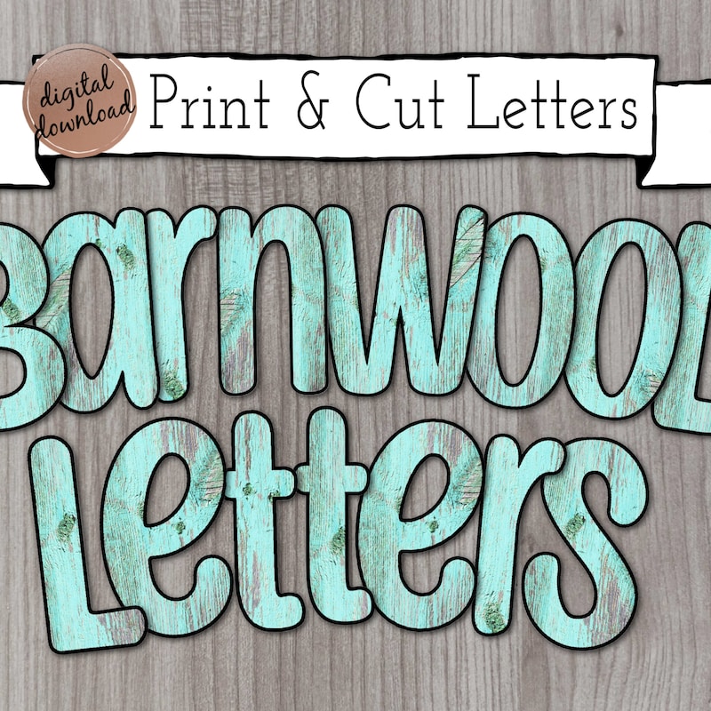 Farmhouse Letters - Etsy
