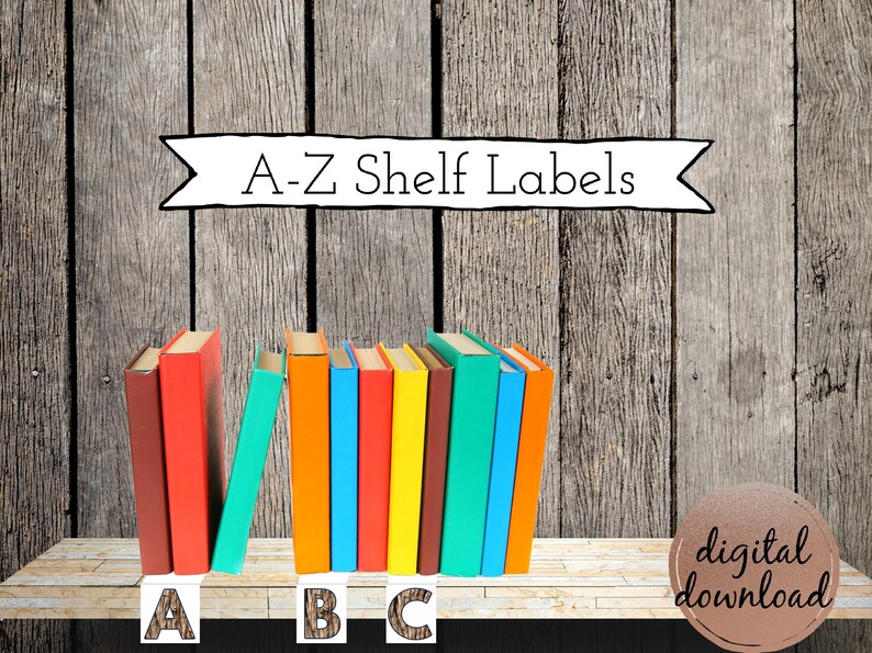 Nature Theme Printable Bundle for School or Classroom Library Library ...