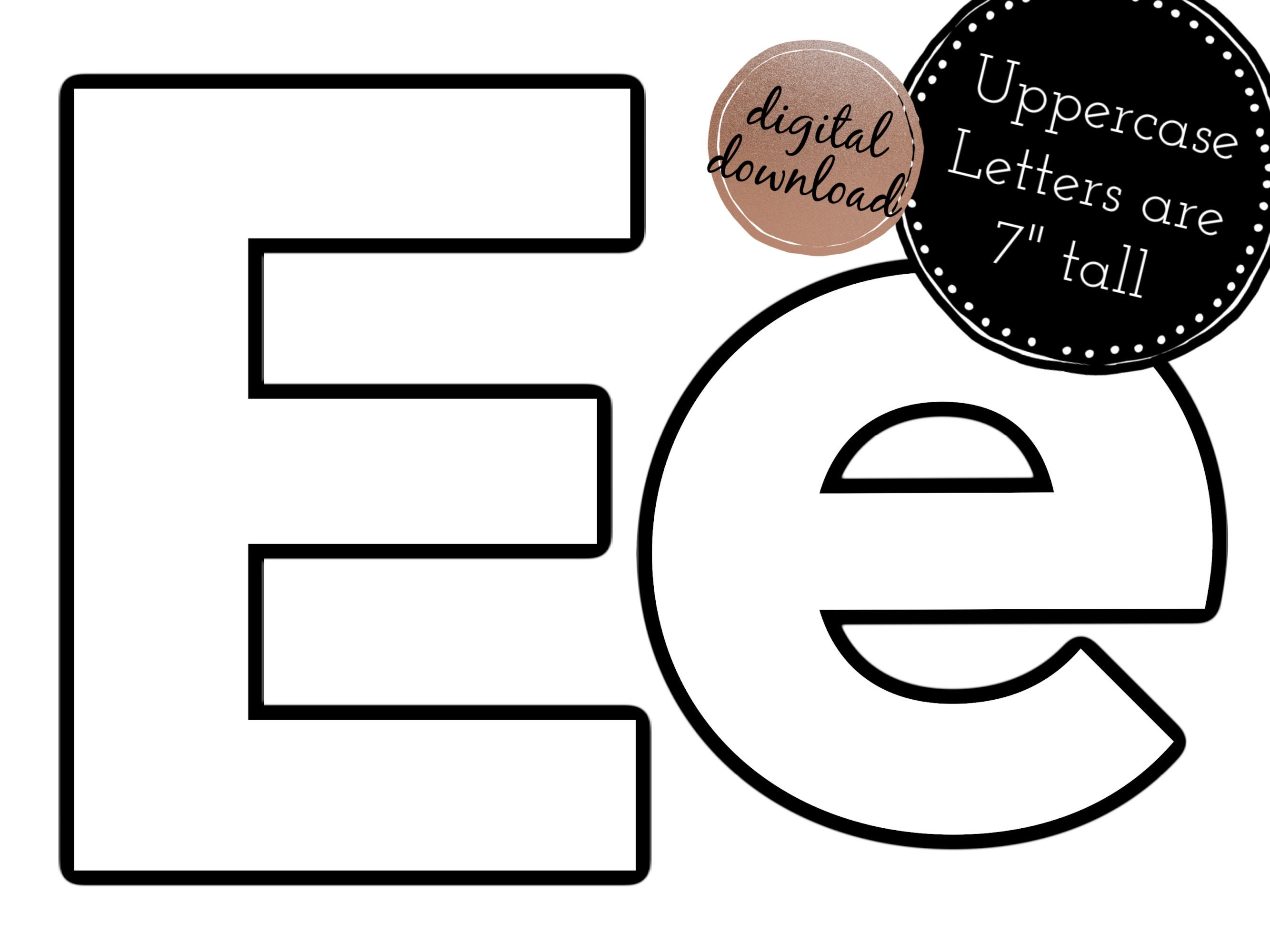 Printable Letters and Numbers for Bulletin Boards | Print and Cut ...