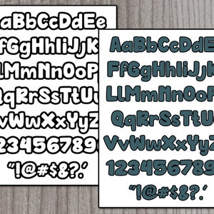 5 Inch Printable Letters and Numbers for Bulletin Boards | Print and ...