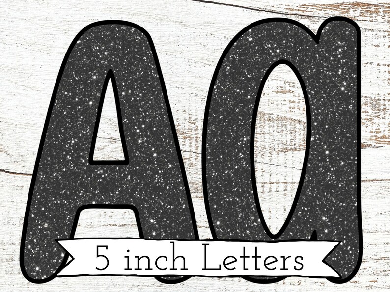 Printable Letters and Numbers for Bulletin Boards | Print and Cut ...
