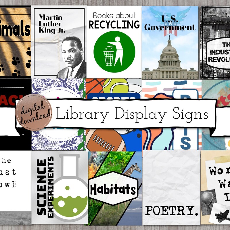 Library Decal - Etsy UK