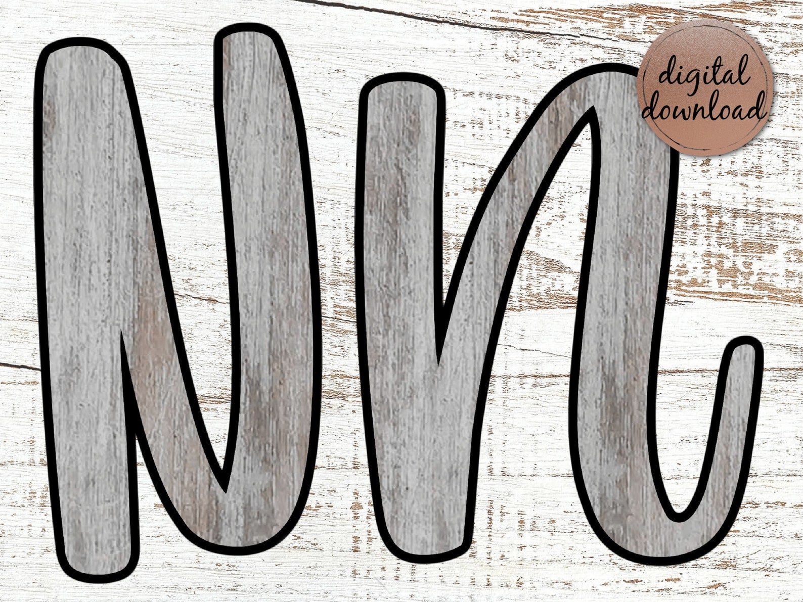 Handwritten Printable Letters and Numbers for Bulletin Boards | Print ...