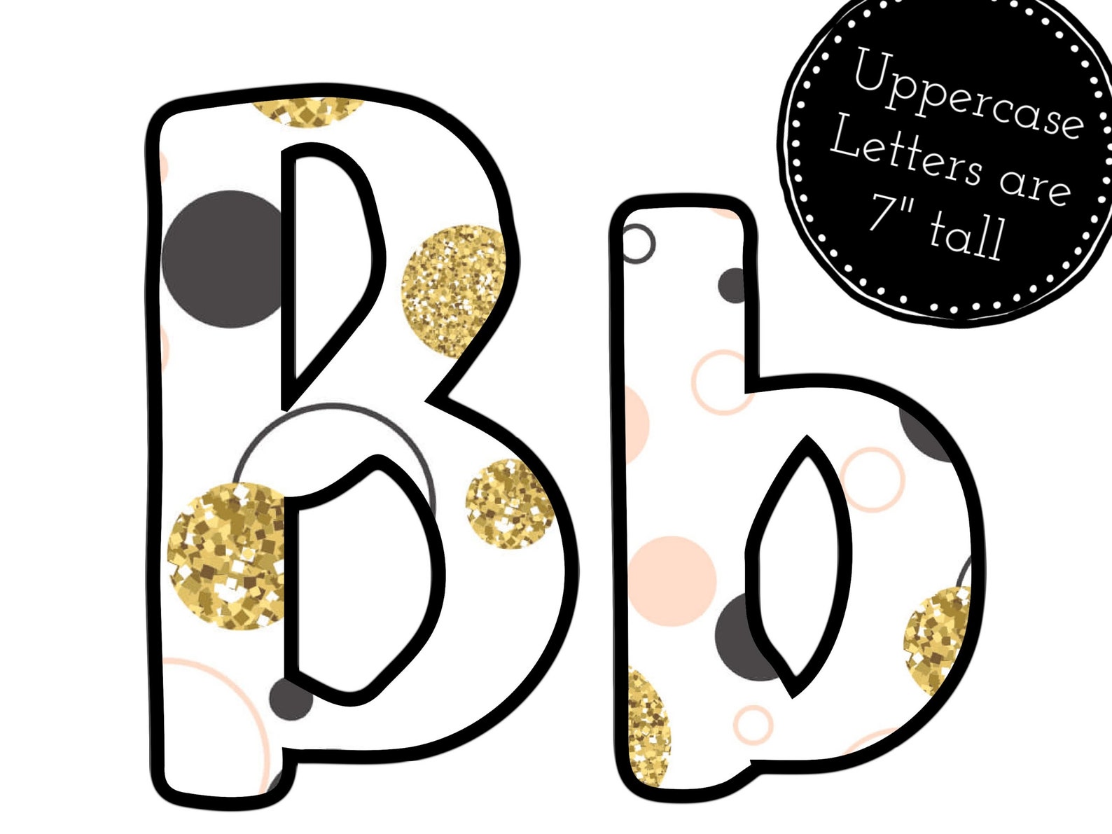 Printable Bulletin Board Letters and Numbers | Print and Cut Letters ...