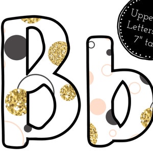 Printable Bulletin Board Letters and Numbers | Print and Cut Letters ...