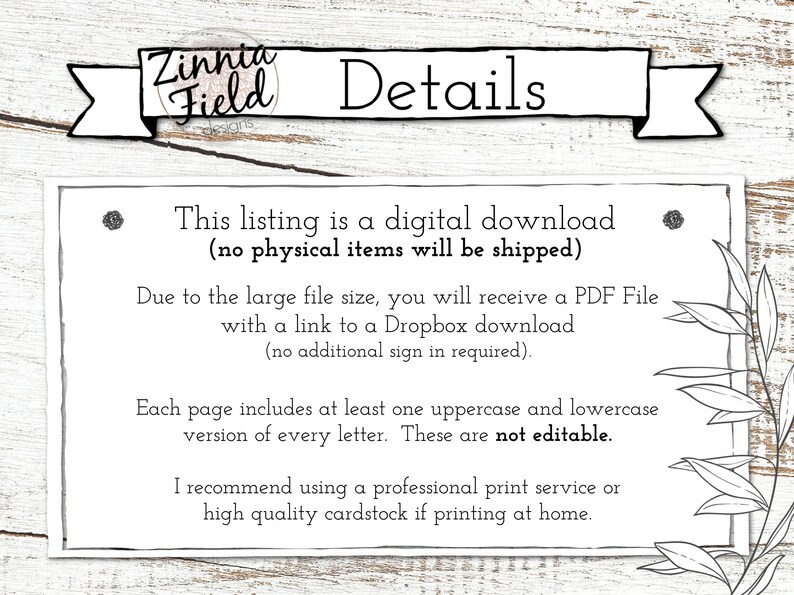 Rustic Printable Letters and Numbers for Bulletin Boards | Print and ...