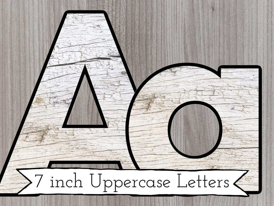 Printable Letters and Numbers for Bulletin Boards | Print and Cut ...