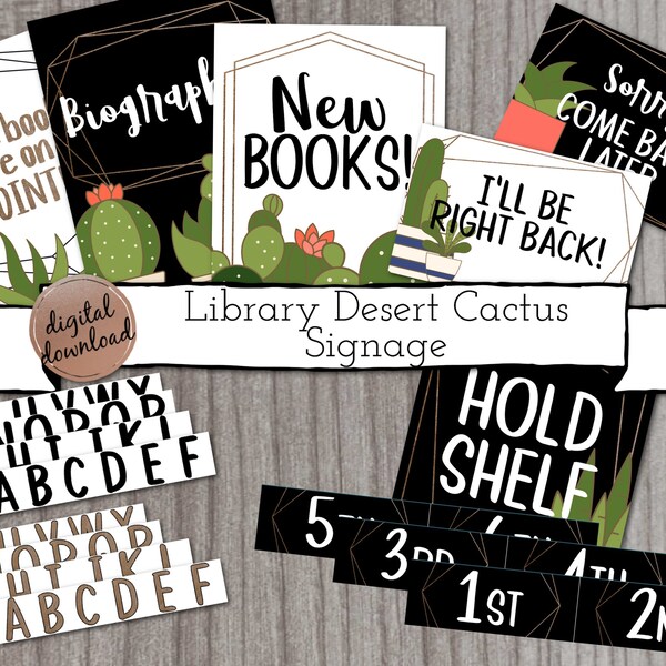 Library Decor - Etsy