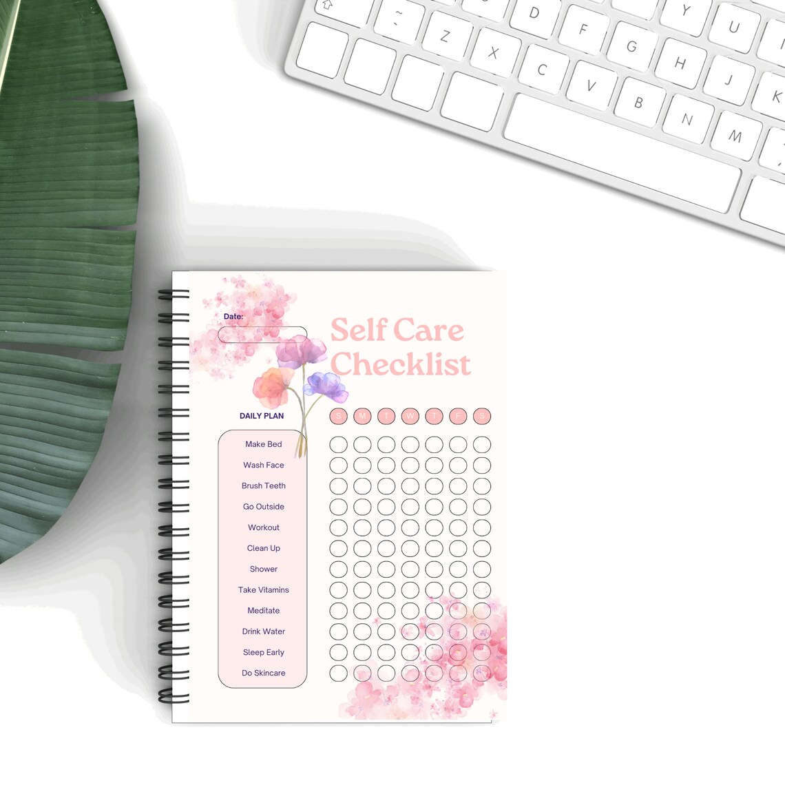 Weekly Self-care Checklist - Printable PDF - Nurture Your Well-being ...