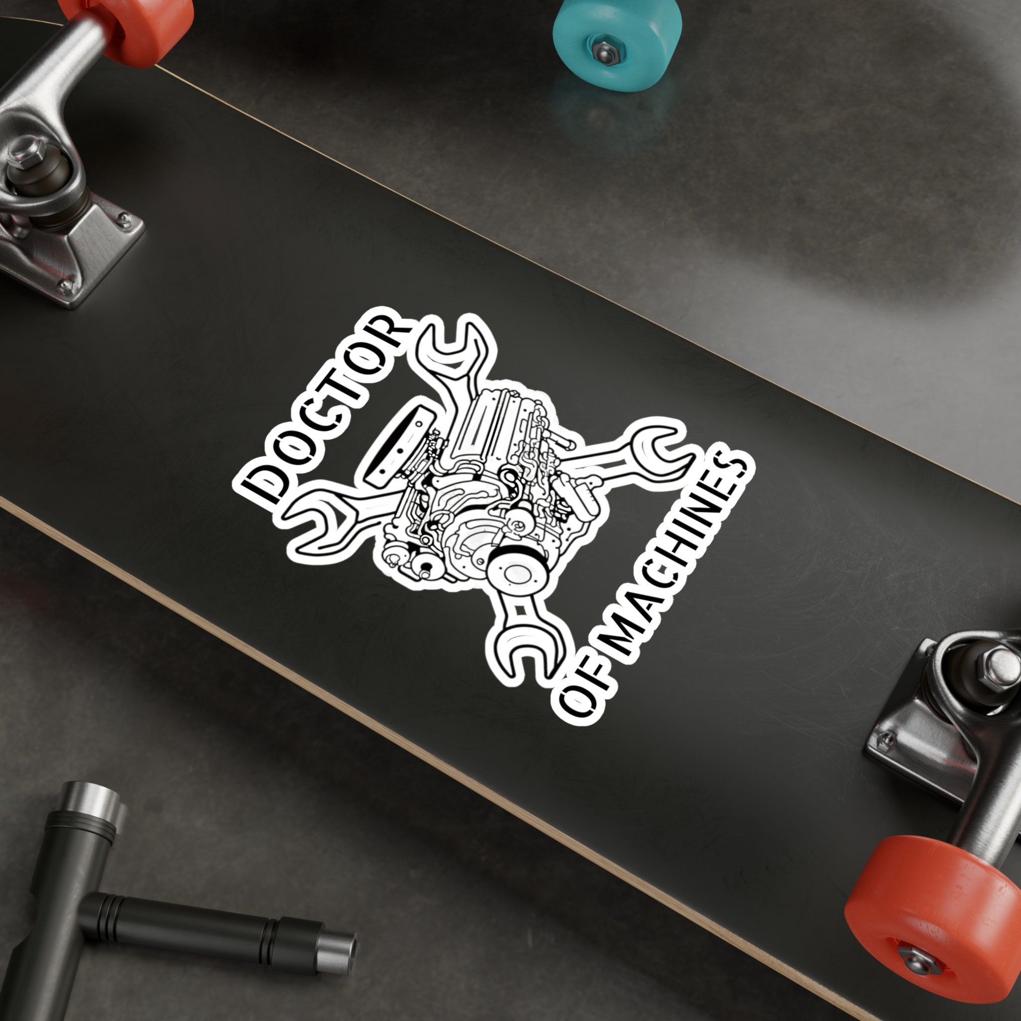 Doctor of Machines Vinyl Decal, Mechanic Decal, Diesel Mechanic ...