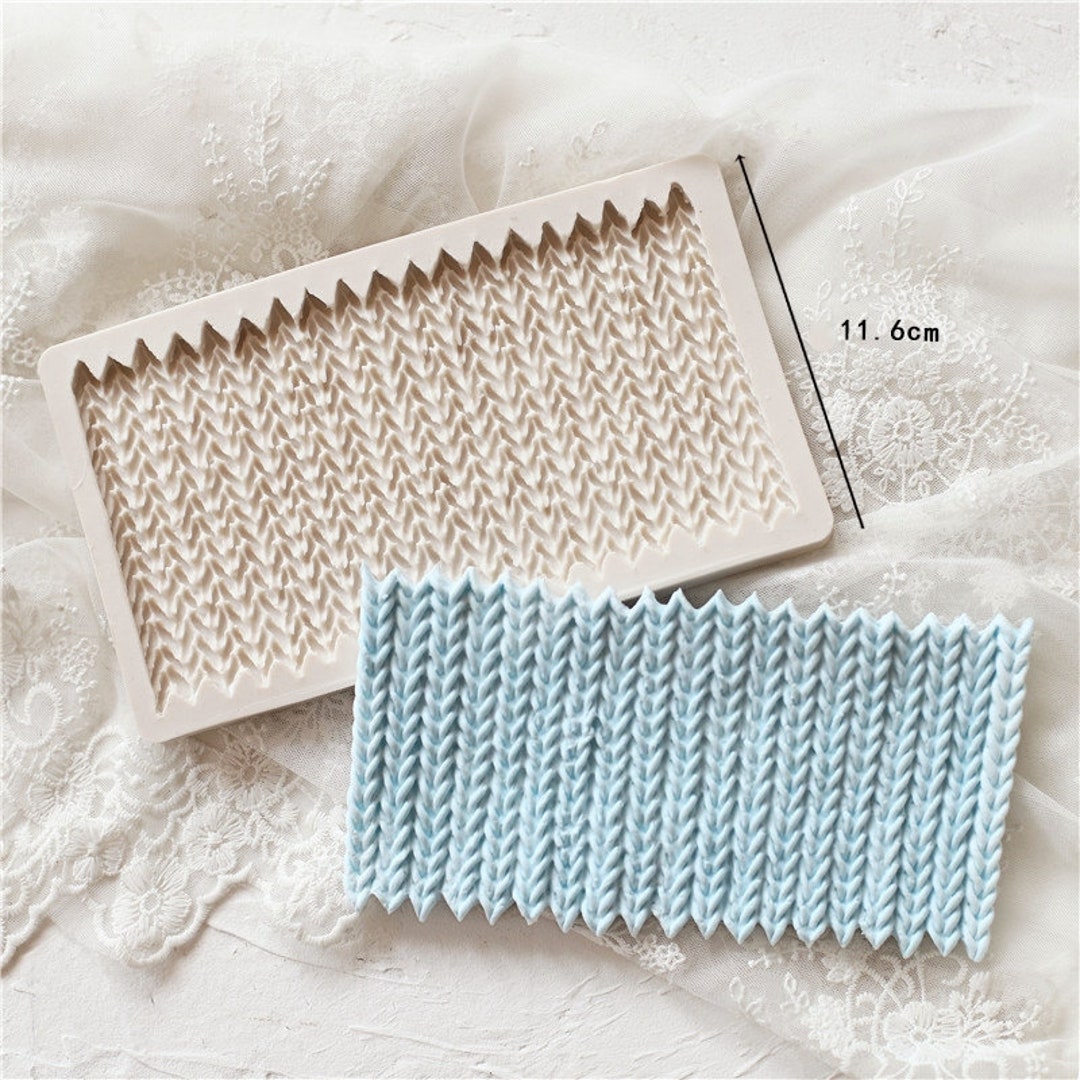 Knitted Sweater, Yarn, Wool Ball Silicone Mold, Polymer Clay Mold ...