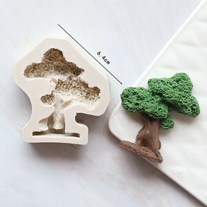 Squirrel, Pine Tree, Pine Cones and Branches Silicone Mold - Polymer ...