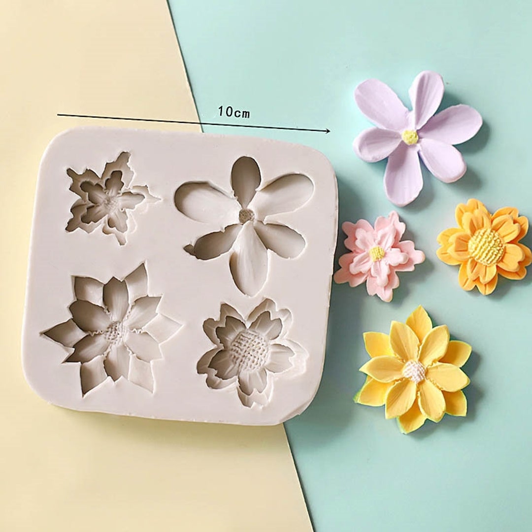 Lily of the Valley, Leaf and Floral Silicone Mold - Polymer Clay Mold ...