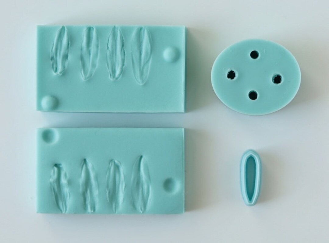 Bluebells Silicone Veiner, Flower Press, Petal Silicone Mold, Polymer ...