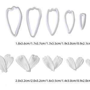 Daisy Silicone Veiner and 3D Printed Cutter, Floral Silicone Mold for ...