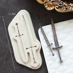 Knight, Sword, Shield, Arrow, Weapon Silicone Mold, Polymer Clay Mold ...