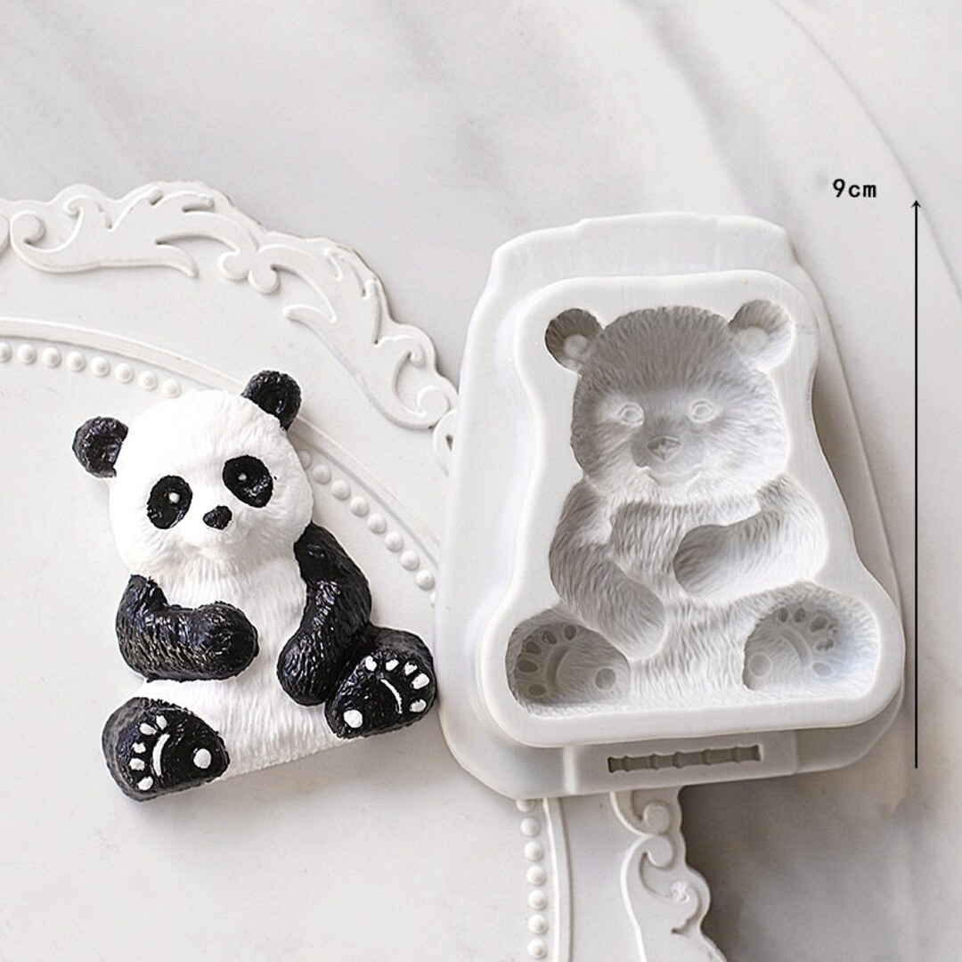 Panda, Mountain, Hill Silicone Mold, Polymer Clay Mold, Candle Mold ...