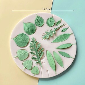 Lily of the Valley, Leaf and Floral Silicone Mold - Polymer Clay Mold ...