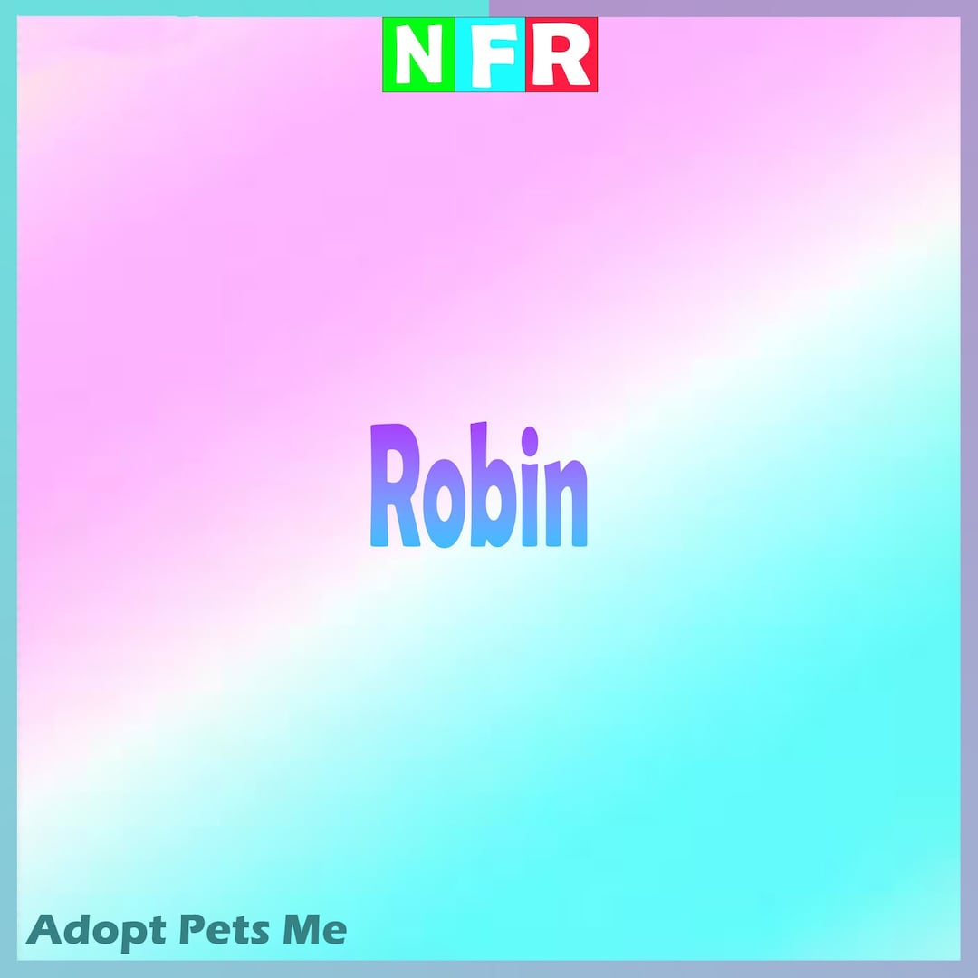 Adopt Me Robin NFR Neon Fly Ride Virtual Pet Animal Adopt Me - Etsy