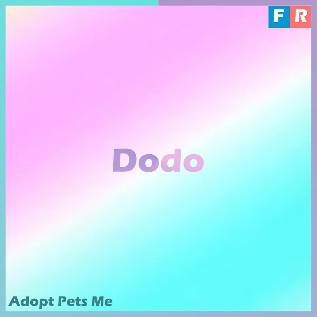 Adopt Me Dodo FR Fly Ride Virtual Pet Animal Adopt Me Pets - Etsy