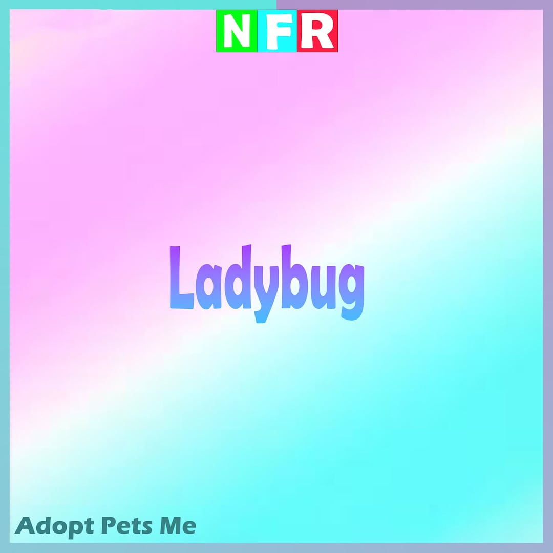 Adopt Me Ladybug NFR Neon Fly Ride Virtual Pet Animal Adopt - Etsy