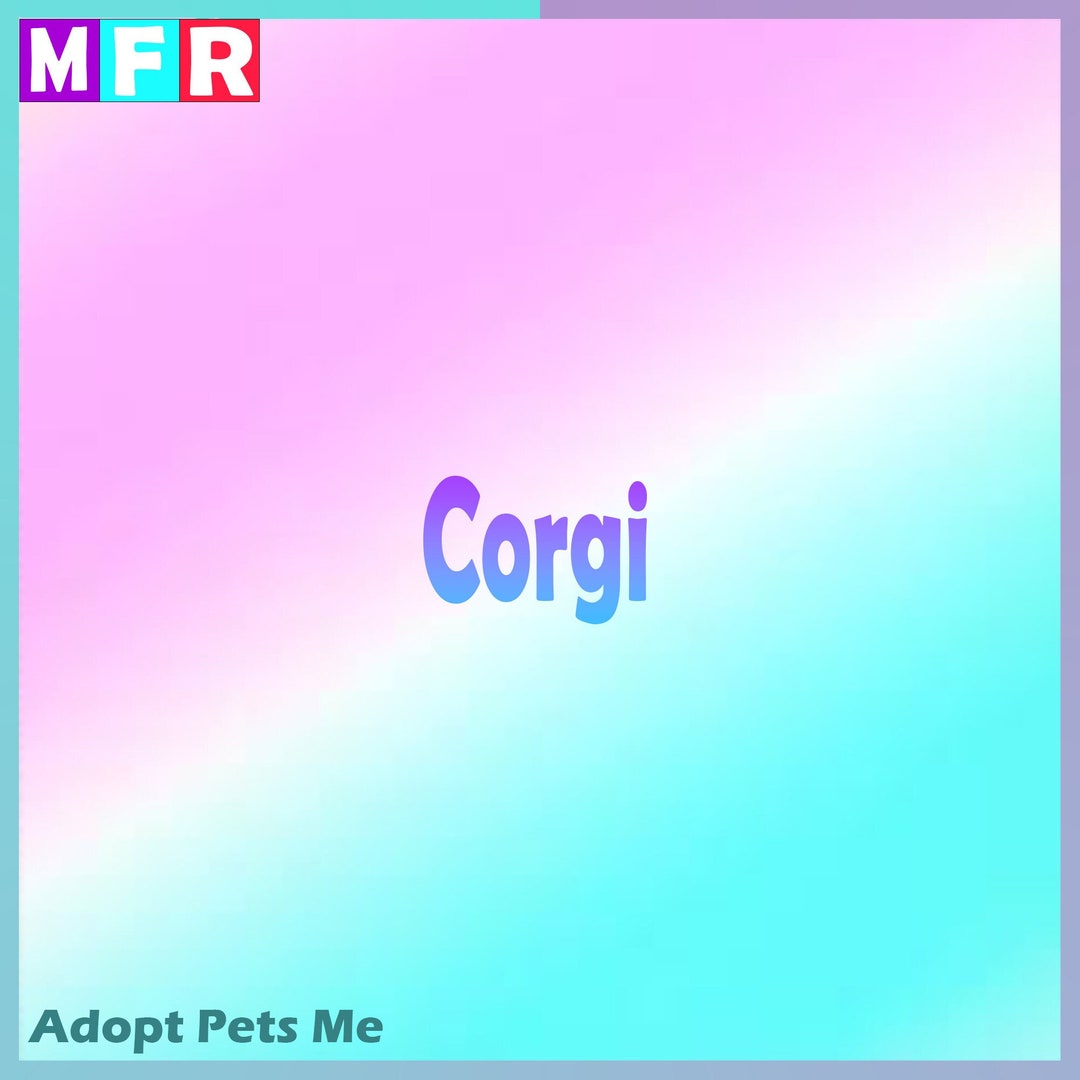 Adopt Me Corgi MFR Mega Neon Fly Ride Virtual Pet Animal - Etsy Adopt Me Corgi MFR Mega Neon Fly Ride Virtual Pet Animal - Etsy