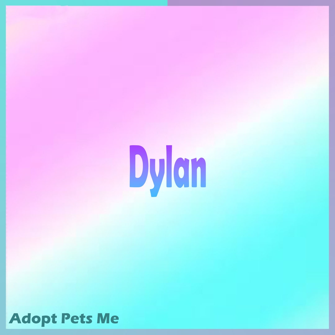 Adopt Me Dylan Virtual Pet Animal Adopt Me Pets Pets Adopt Me - Etsy