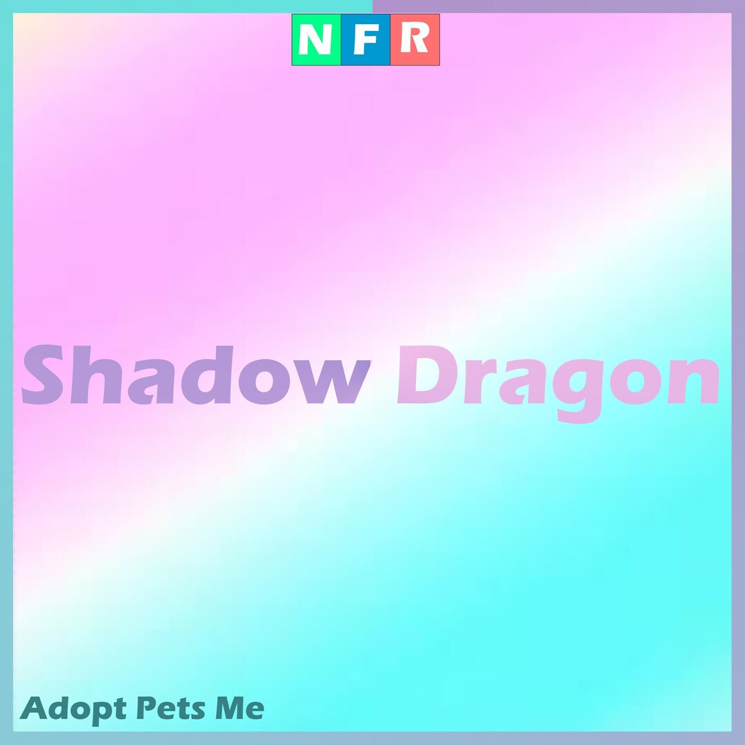 Shadow Dragon NFR Neon Fly Ride Virtual Pet Animal - Etsy