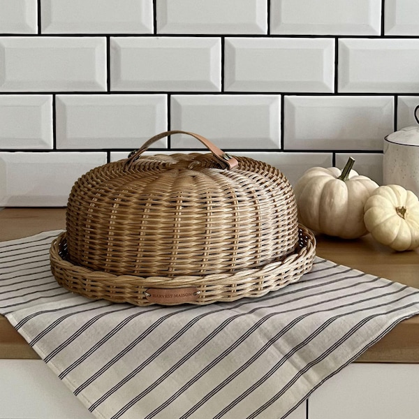 Wicker Cake Stand - Etsy