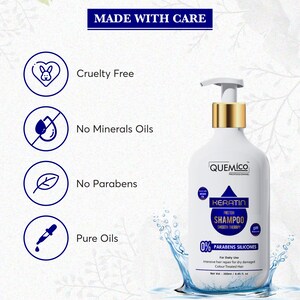 Keratin Protein Smooth Daily Shampoo and Conditioner Set From Quemico ...