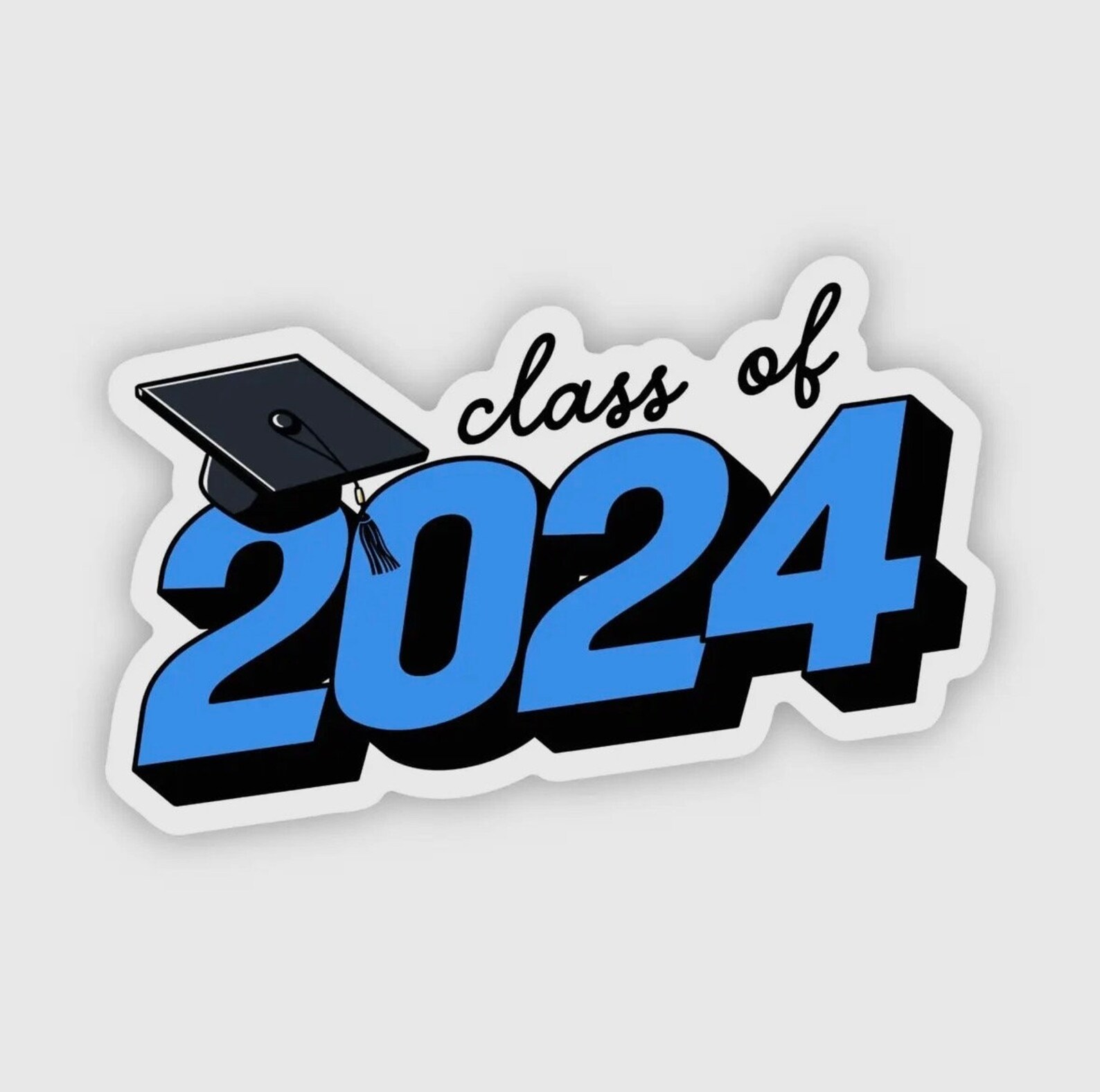 Class of 2024 Decal - Etsy