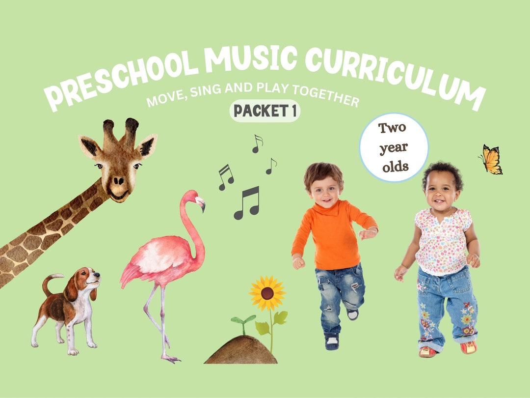 Preschool Music Curriculum Packet #1: Age 2, Four Music Lessons ...
