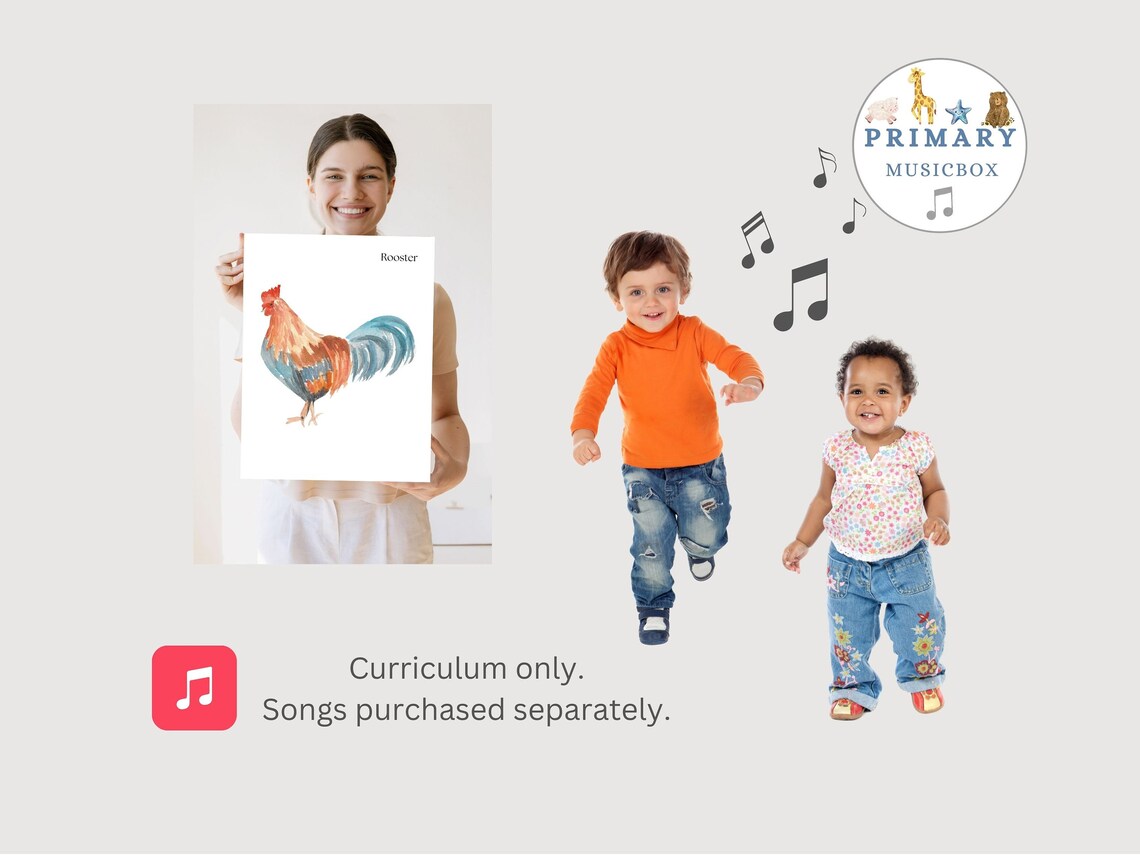 Preschool Music Curriculum Packet #1: Age 2, Four Music Lessons ...
