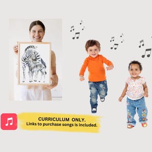 Preschool Music Curriculum Bundle: Ages 1 to 2, Thirty-two Lessons ...