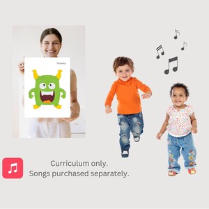 Preschool Music Curriculum Packet #2: Age 1, Four Music Lessons ...
