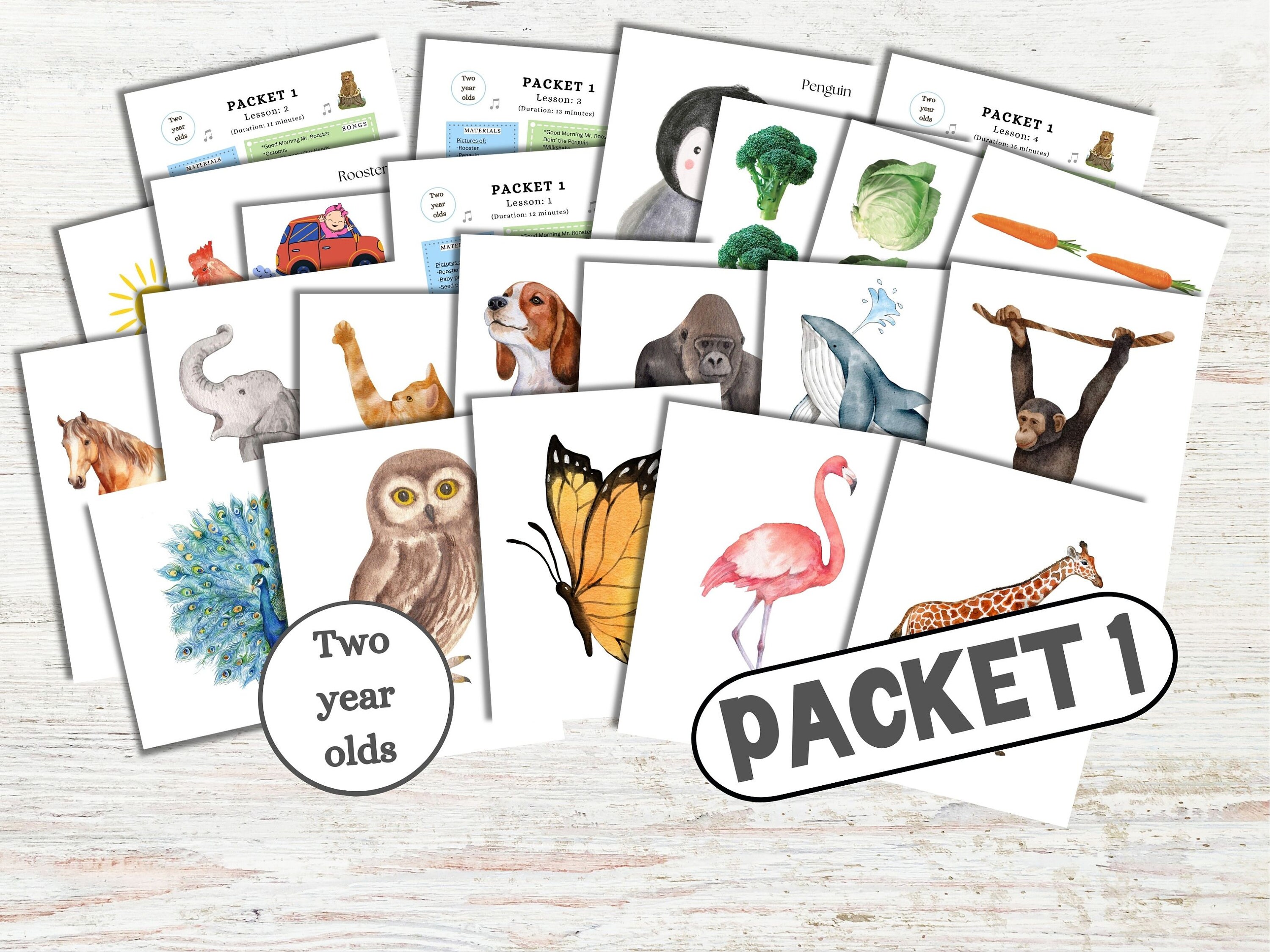 Preschool Music Curriculum Packet #1: Age 2, Four Music Lessons ...