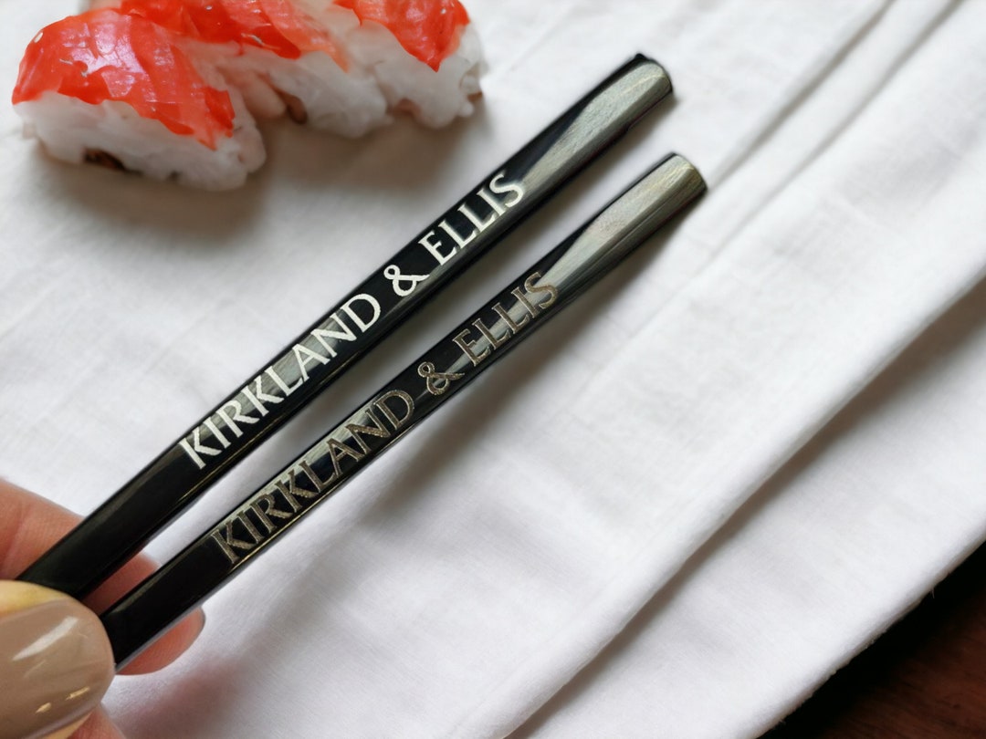 Custom Chopsticks With Logo Engraving. Personalized Chopsticks - Etsy