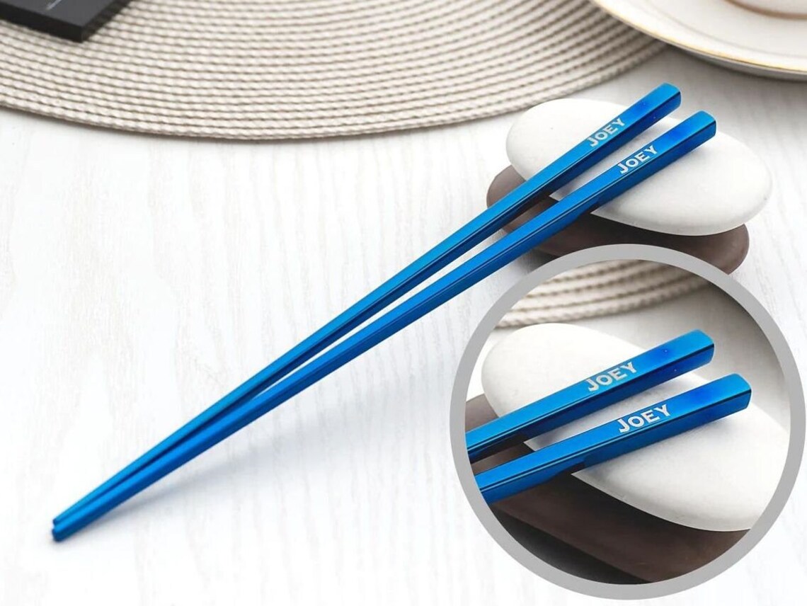 Personalized Custom Chopsticks - Laser Engraved With Your Message or ...