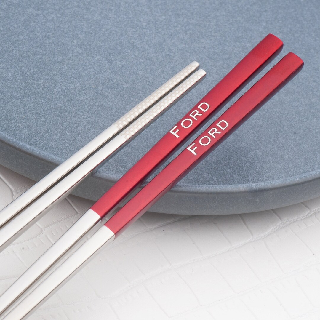 Personalized Engraved Stainless Steel Chopsticks - Custom Asian Gift - Etsy