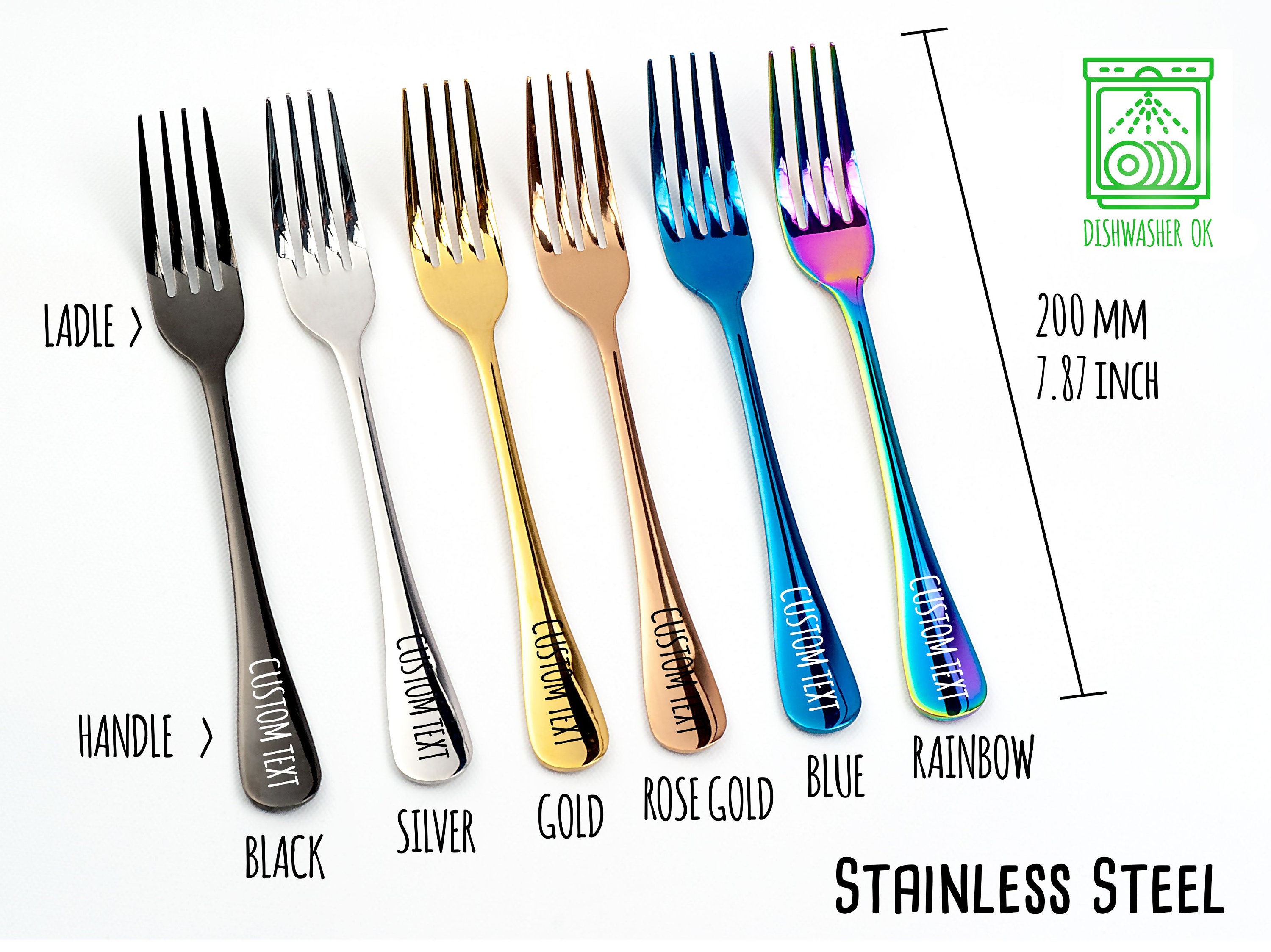 Personalized Engraved Fork Birthday Fork Customized Fork - Etsy