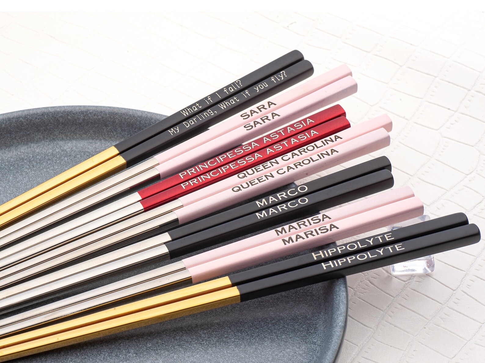 Custom Colorful Chopsticks - Personalized Chopsticks With Laser ...