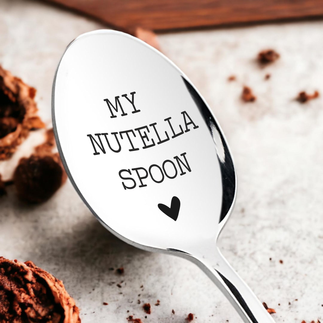 Personalized My Nutella Spoon Engraved Spoon for Chocolate Lovers ...