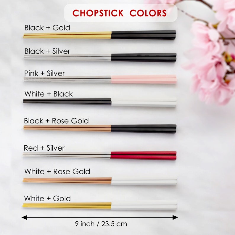 Custom Colorful Chopsticks - Personalized Chopsticks With Laser ...