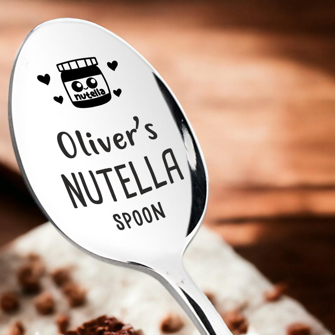 Nutella Spoon - Boyfriend Gift Personalized Spoon With Engraved Name ...