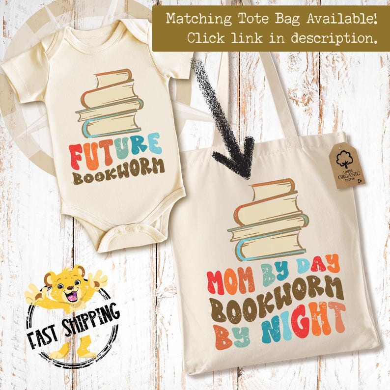 Future Bookworm Onesie® - Retro Book Lover Toddler Shirt - 1512 - Etsy