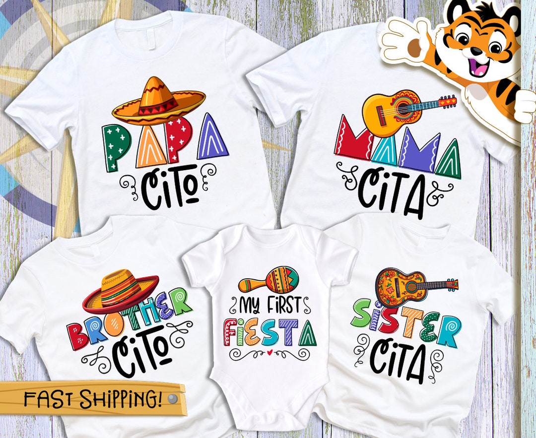 First Fiesta Birthday Family Shirts, Family Fiesta Birthday Shirts, My ...