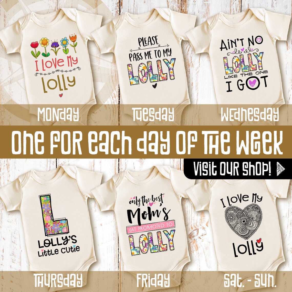 I Love My Lolly Onesie®, Lolly Baby Onesie®, I Love My Lolly, Lolly Onesie®, Lolly Baby Clothes ...